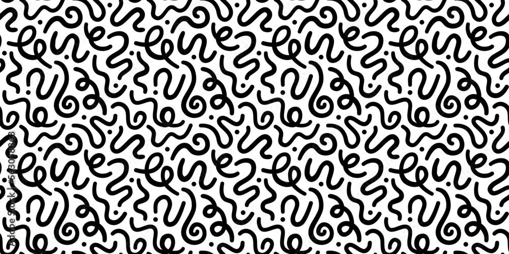 Simple Black And White Line Patterns