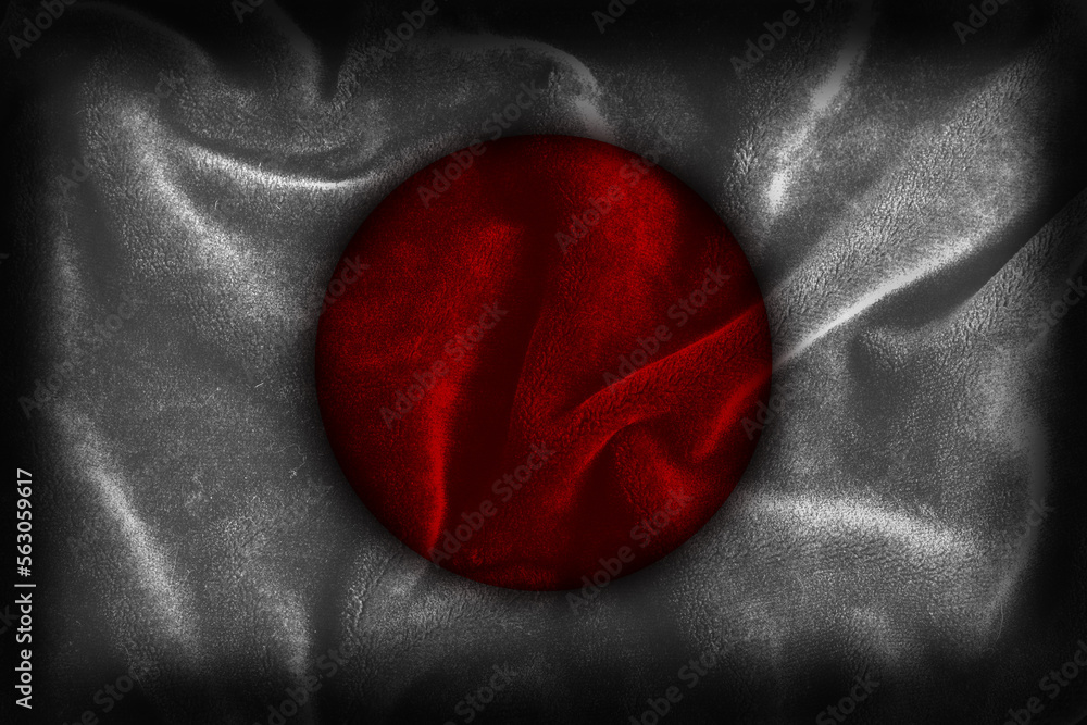 Japanese flag illustration (representing the colors of Japan - red ...