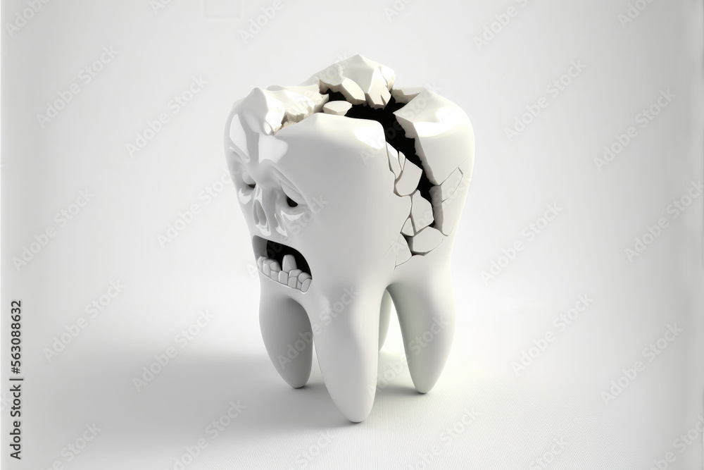 Broken teeth, cracked teeth, tooth fractures. Mouth and teeth health ...