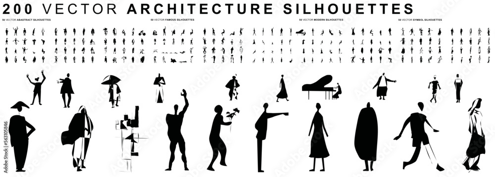 200 Architecture silhouettes - Vector Stock Vector | Adobe Stock