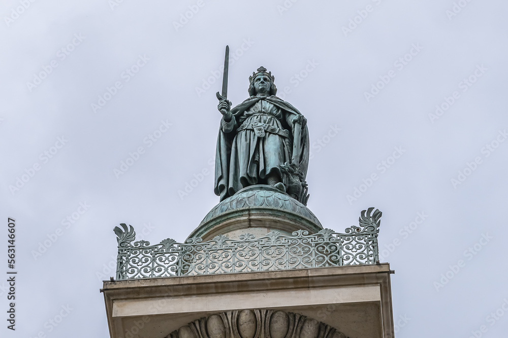 Ancient Throne Barrier (Barriere du Trone) and two Throne Columns ...