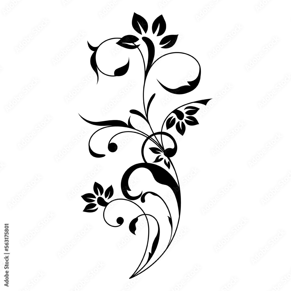 flourish vector, icon, symbol, logo, clipart, isolated. vector ...
