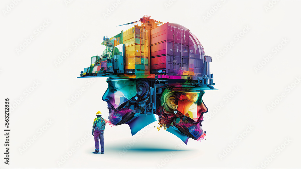 Future of Container ship loading and unloading, Cargo construction ...