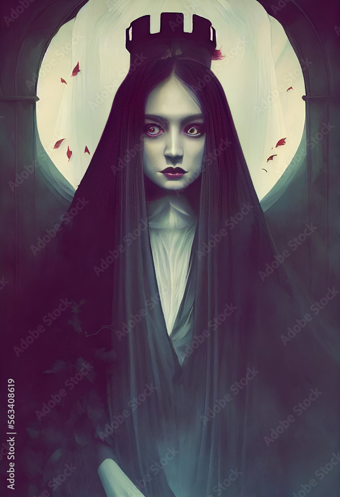 Ghostly Vampire Queen. Queen of the Night. Princess of Darkness ...