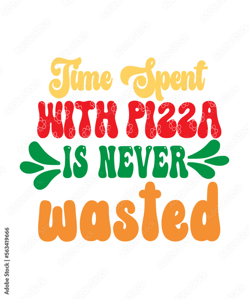 Vektor Pizza svg bundle with funny quote, kitchen svg cut file for ...