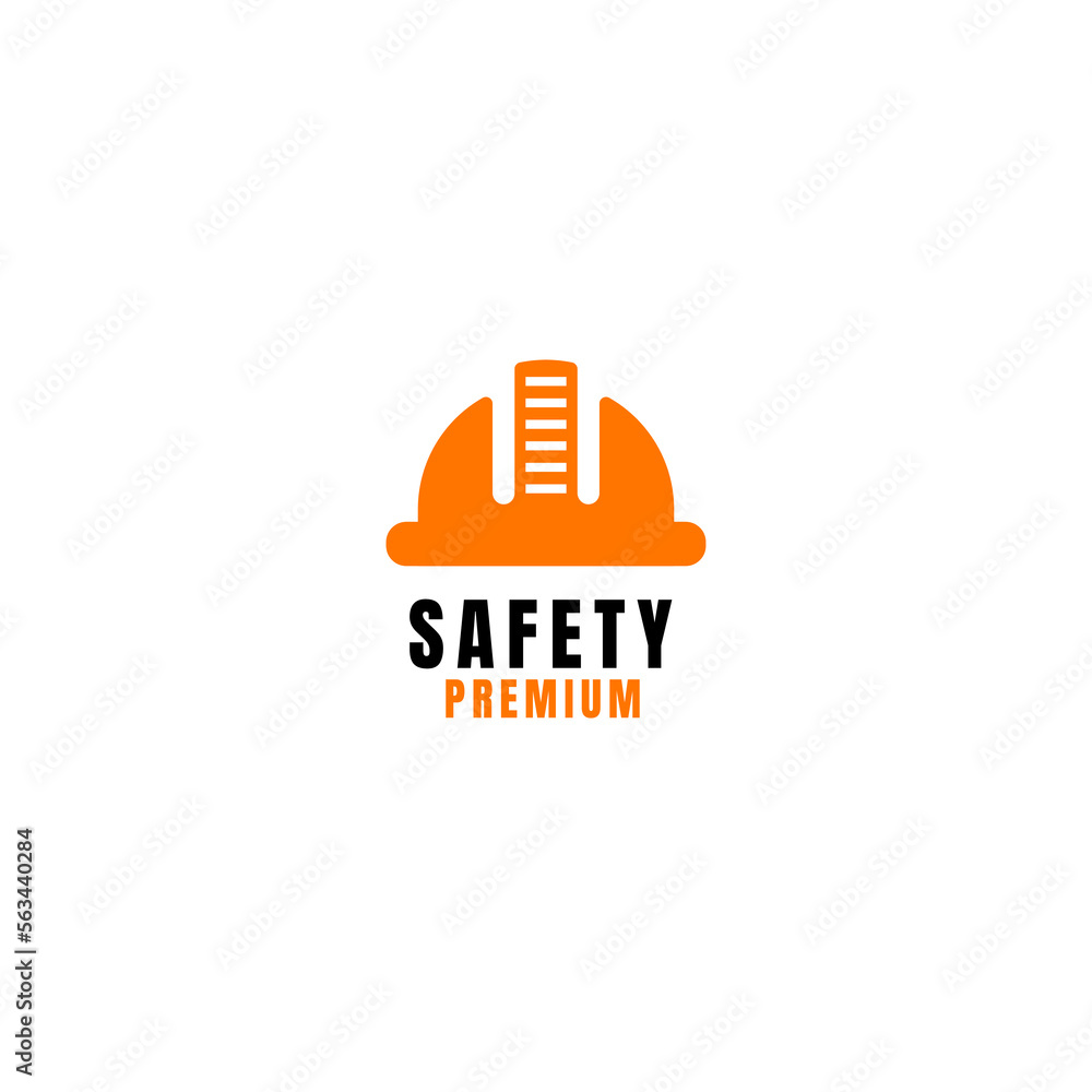 Construction safety helmet logo design vector illustration Stock Vector ...