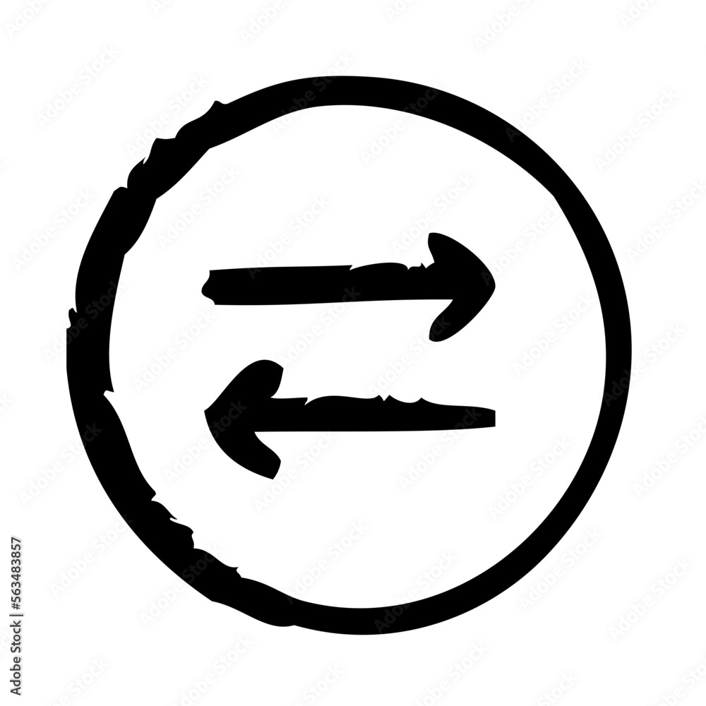Substitution Isolated Silhouette Solid Line Icon with substitution ... Substitution Isolated Silhouette Solid Line Icon with substitution ...