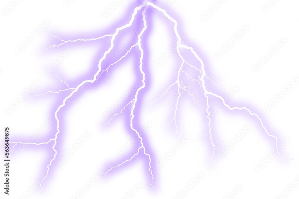 Purple Lightening Stock Illustration | Adobe Stock