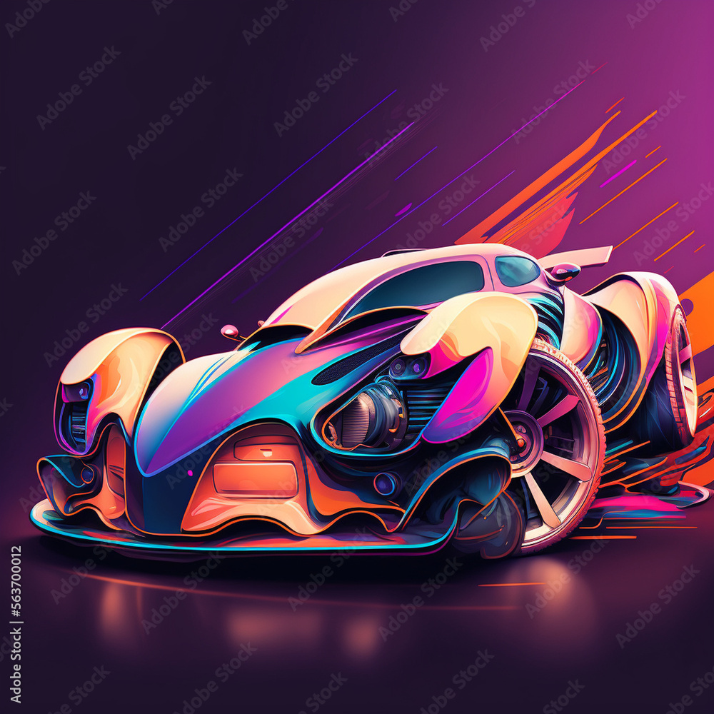 Hyper Realistic Stylized Cool Car Super Resolution with Cinematic Color ...