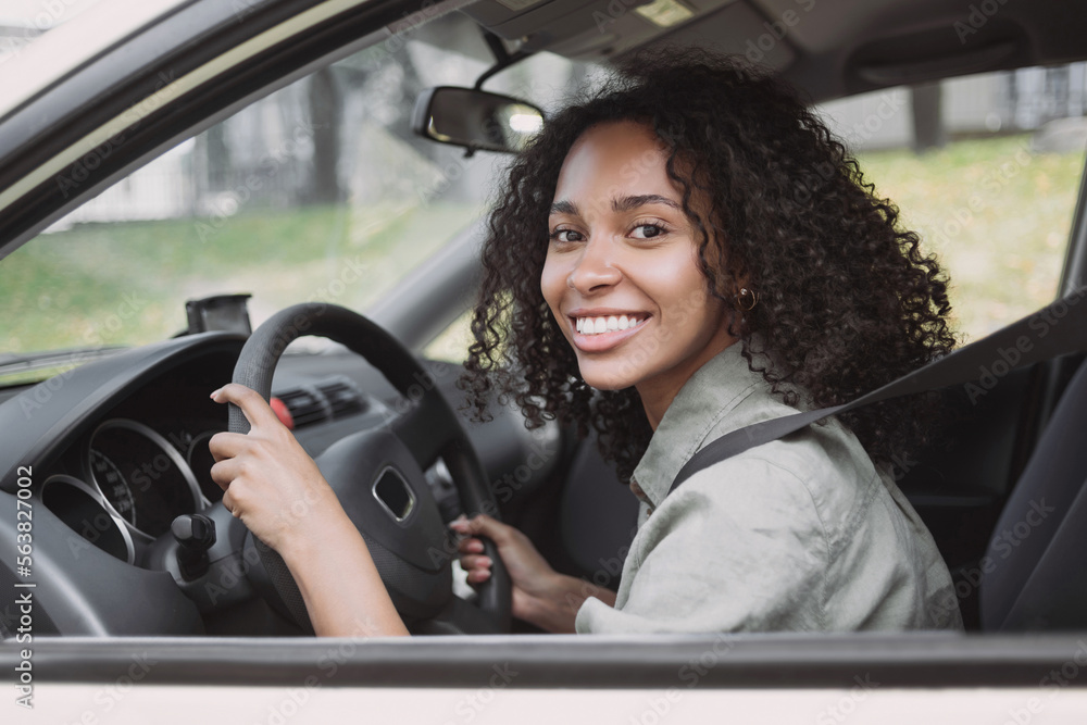 Woman Driving Car
