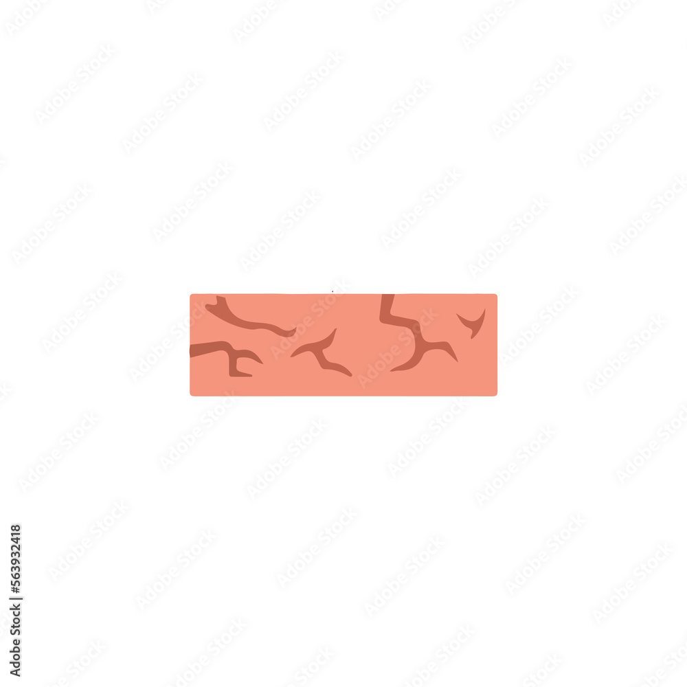 Subcutaneous icon. Simple style human subcutaneous poster background ...
