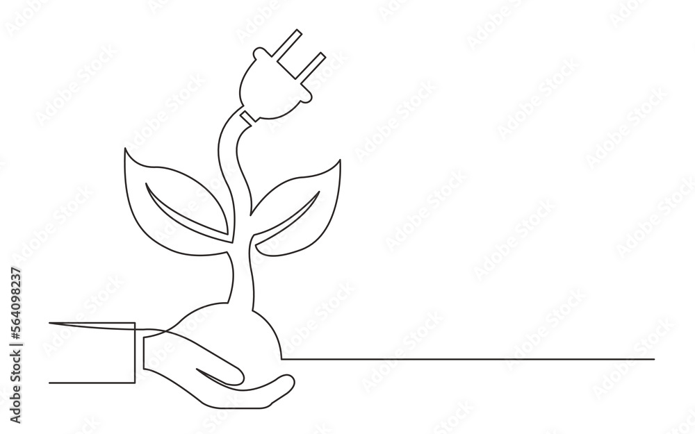 continuous line drawing vector illustration with FULLY EDITABLE STROKE ...