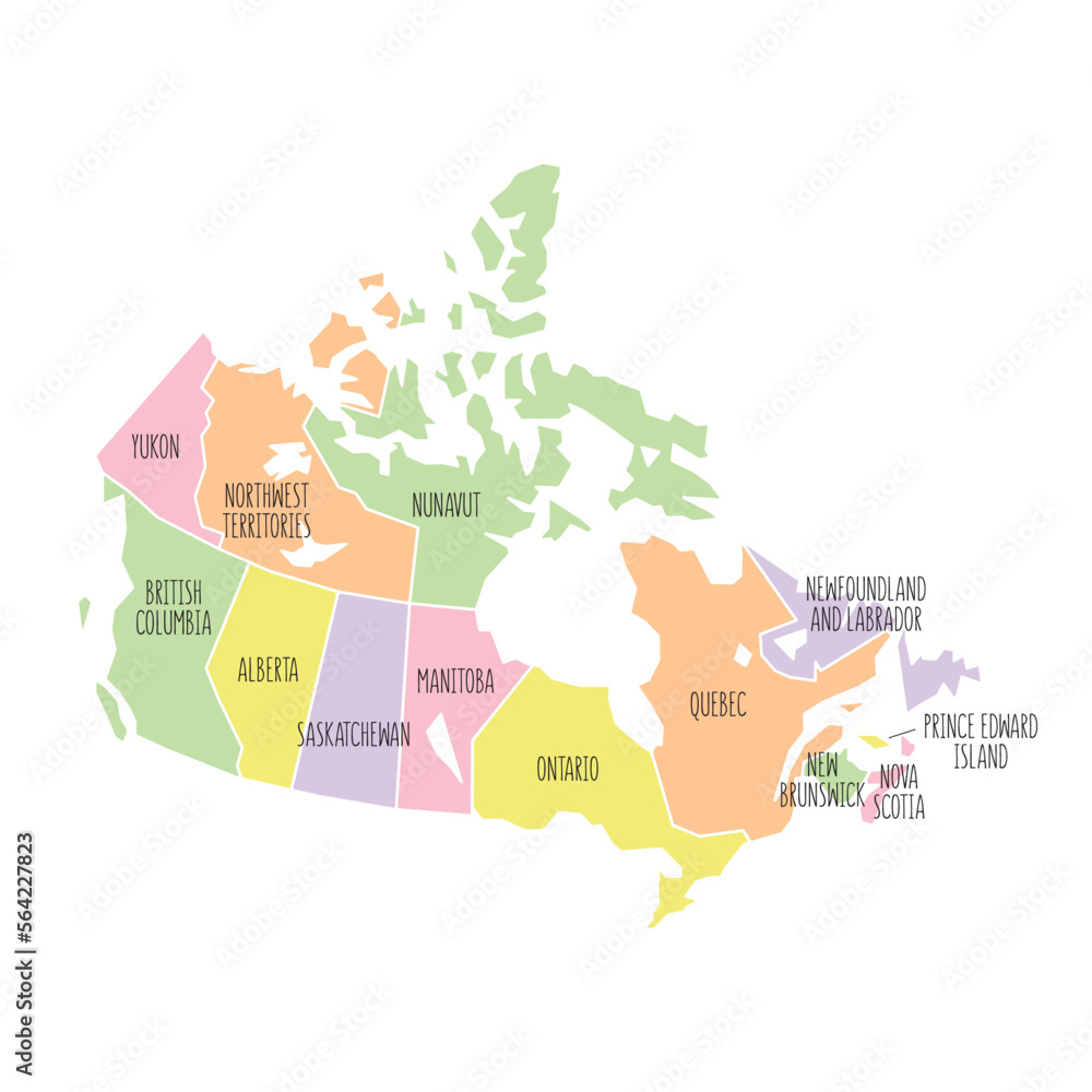 Simple Canada Map