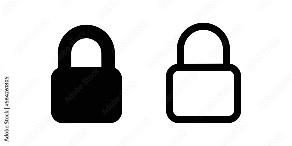 Locks icon PNG format. Locked and unlocked icon. Lock symbol isolated ...