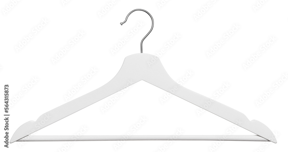 White clothes hanger cut out Stock Photo | Adobe Stock