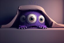 Purple Monster Face Free Stock Photo - Public Domain Pictures