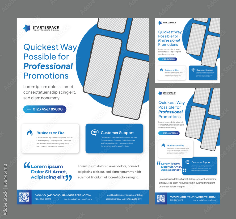 StarterPack Gradients Templates for Quicker Promotion Needs - Modern ...