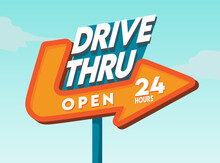 Drive Through Open Sign Free Stock Photo - Public Domain Pictures