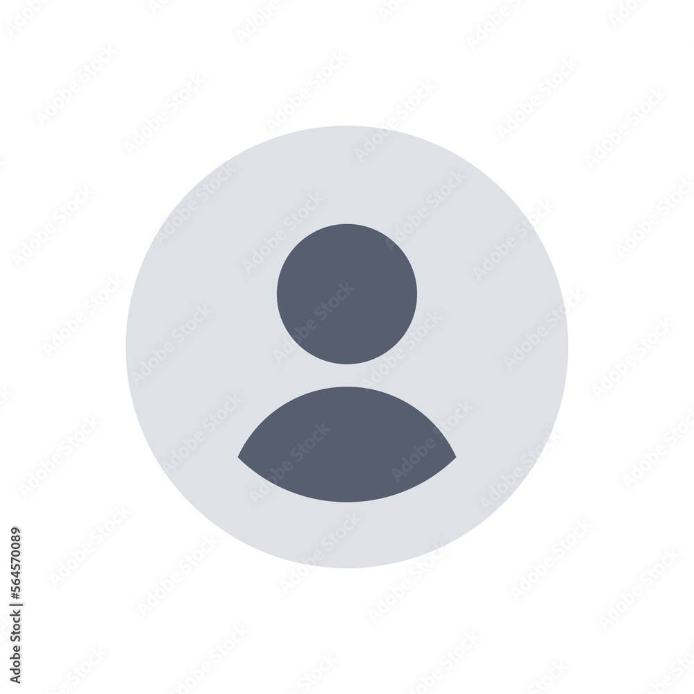 User profile icon transparent png. Stock Illustration | Adobe Stock