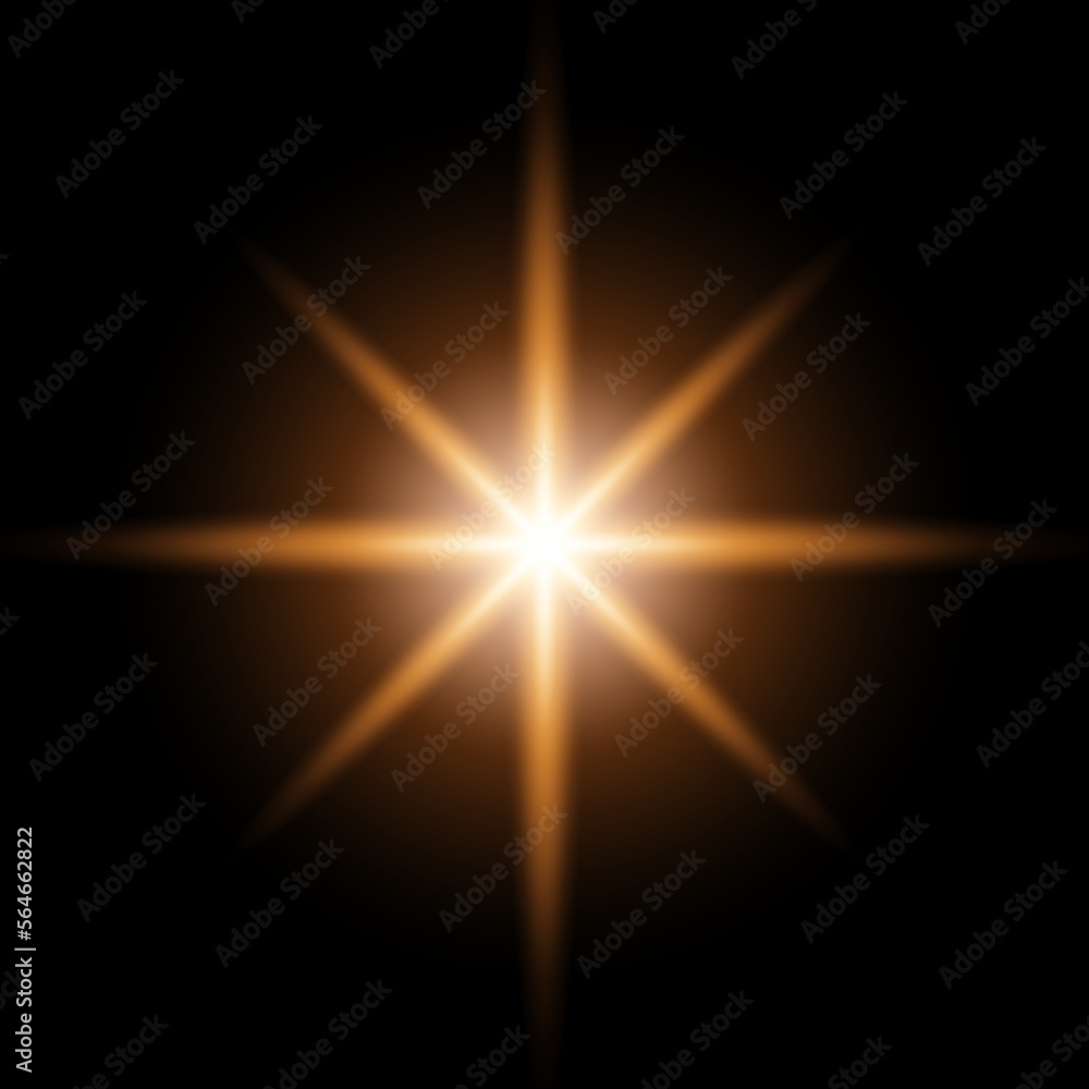Special lens flare light effect. Light effects. Magical explosion with ...