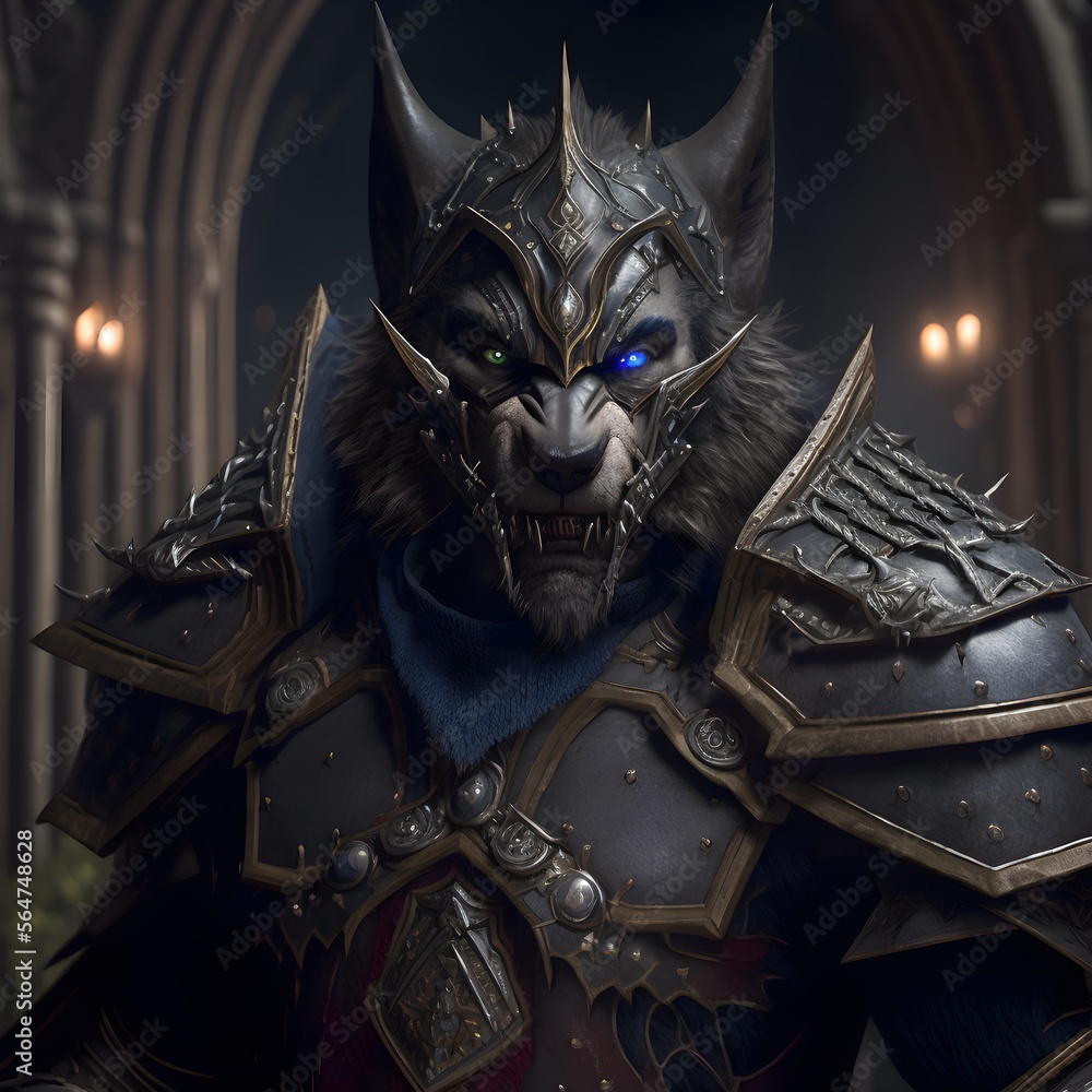 Production still from World of warcraft Hyperrealistic Portrait of ...