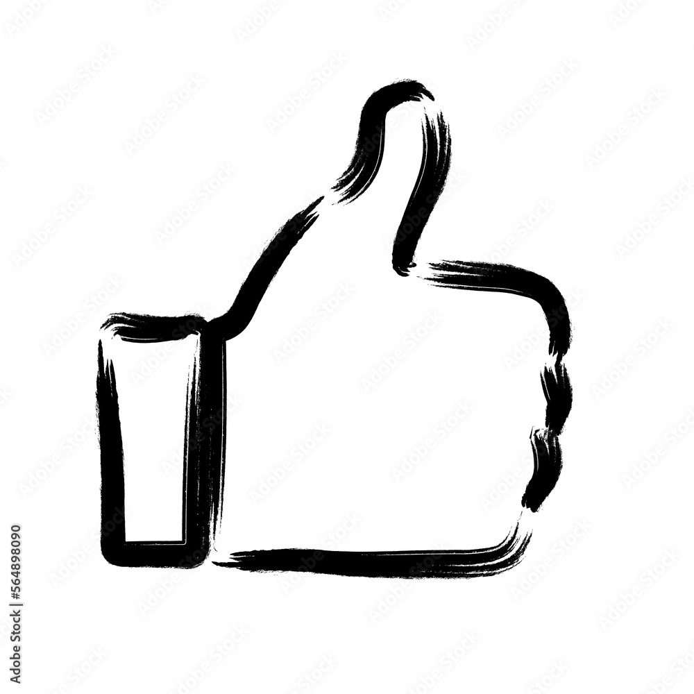 brush stroke hand drawn PNG image with transparent background business ...