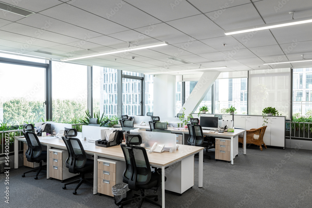 Empty office space Stock Photo | Adobe Stock