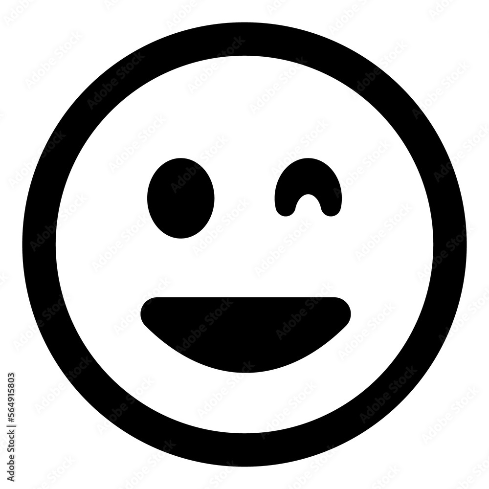 smiley face emoticon PNG image Stock Illustration | Adobe Stock