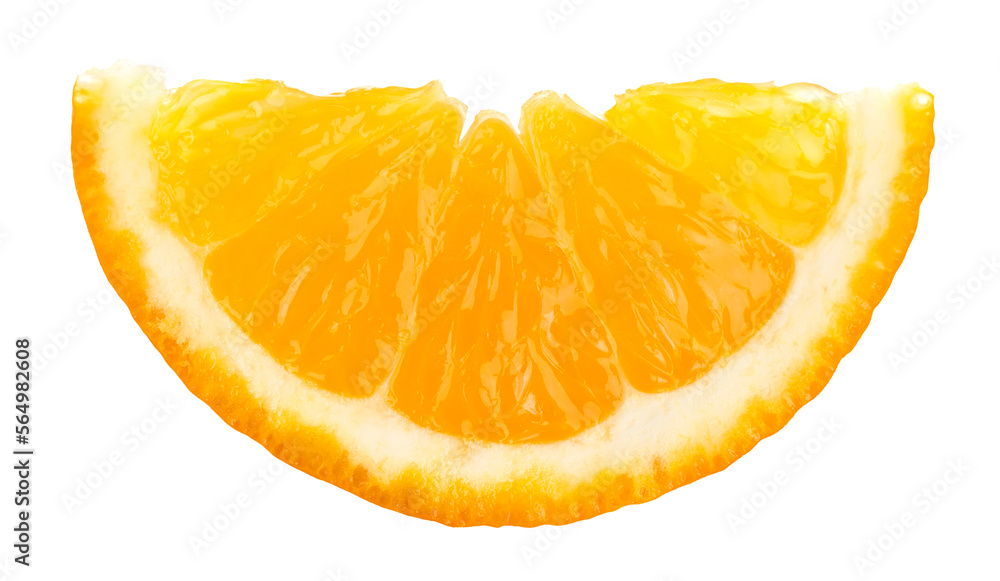 Orange slice isolated on transparent background. PNG format Stock Photo ...