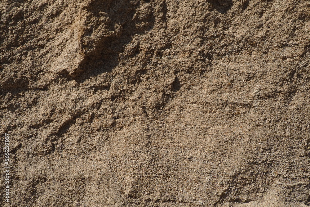 Foto de Stock Sandstone is a fragmentary sedimentary rock, a ...