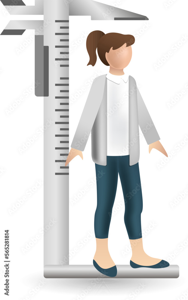 Height Measurement icon. 3d illustration from measurement collection ...