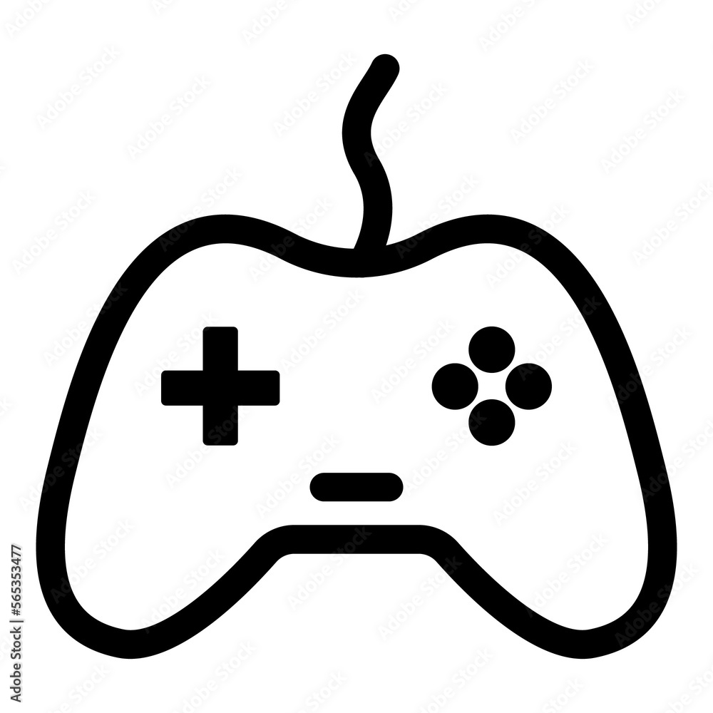 game console icon. video game controller icon PNG image Stock ...