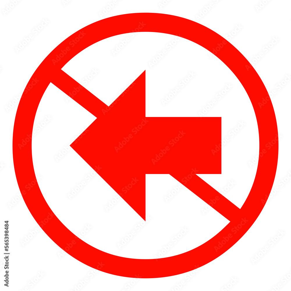 Directional Arrow Symbol on Transparent Background Stock Illustration ...