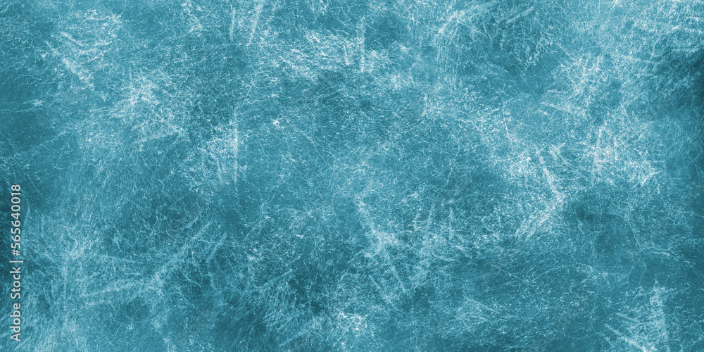 Blue winter background frost ice elements or frozen water aqua texture ...