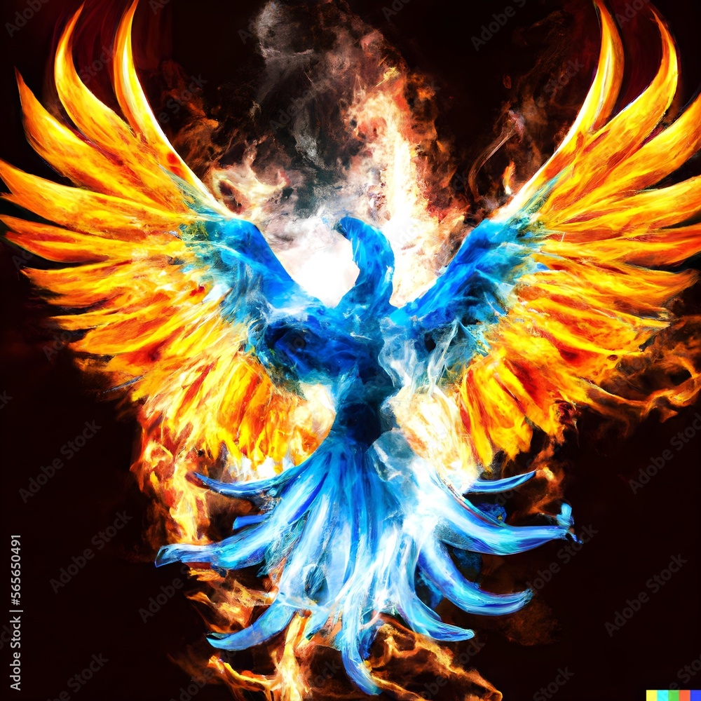 blue flame wings