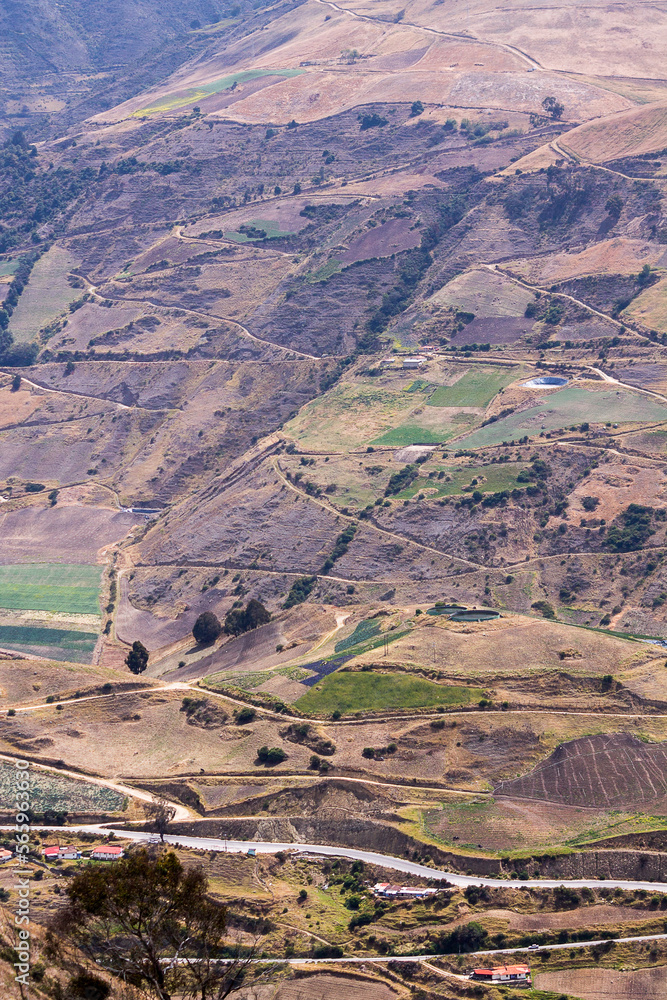 Traveling through Venezuela. Mucuchíes, one of the largest known towns ...