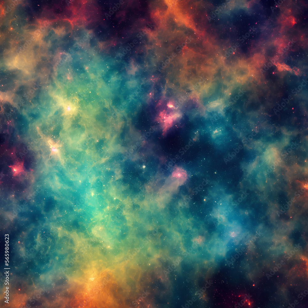 High-Resolution Galaxy Nebula Background Overlay with Stunning Star ...