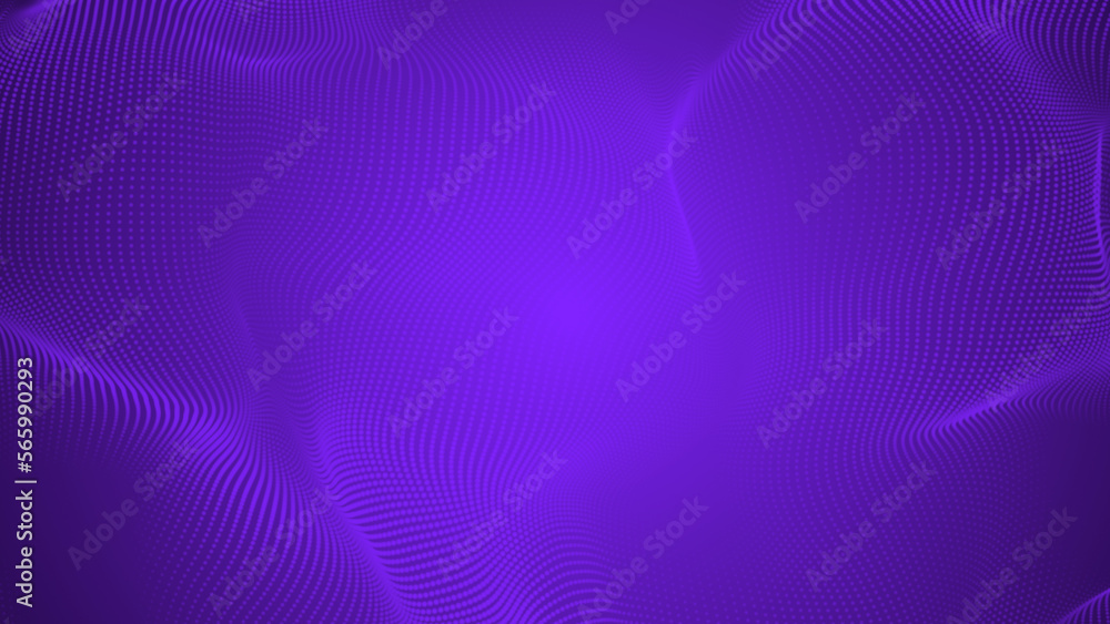 Abstract dot purple color wave pattern gradient texture technology ...