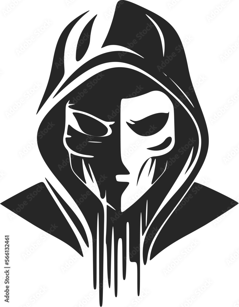 Elevate your brand with a minimalist hacker logo. Stock Vector | Adobe ...