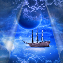 Boat, Celestial Journeys Revealed Free Stock Photo - Public Domain Pictures
