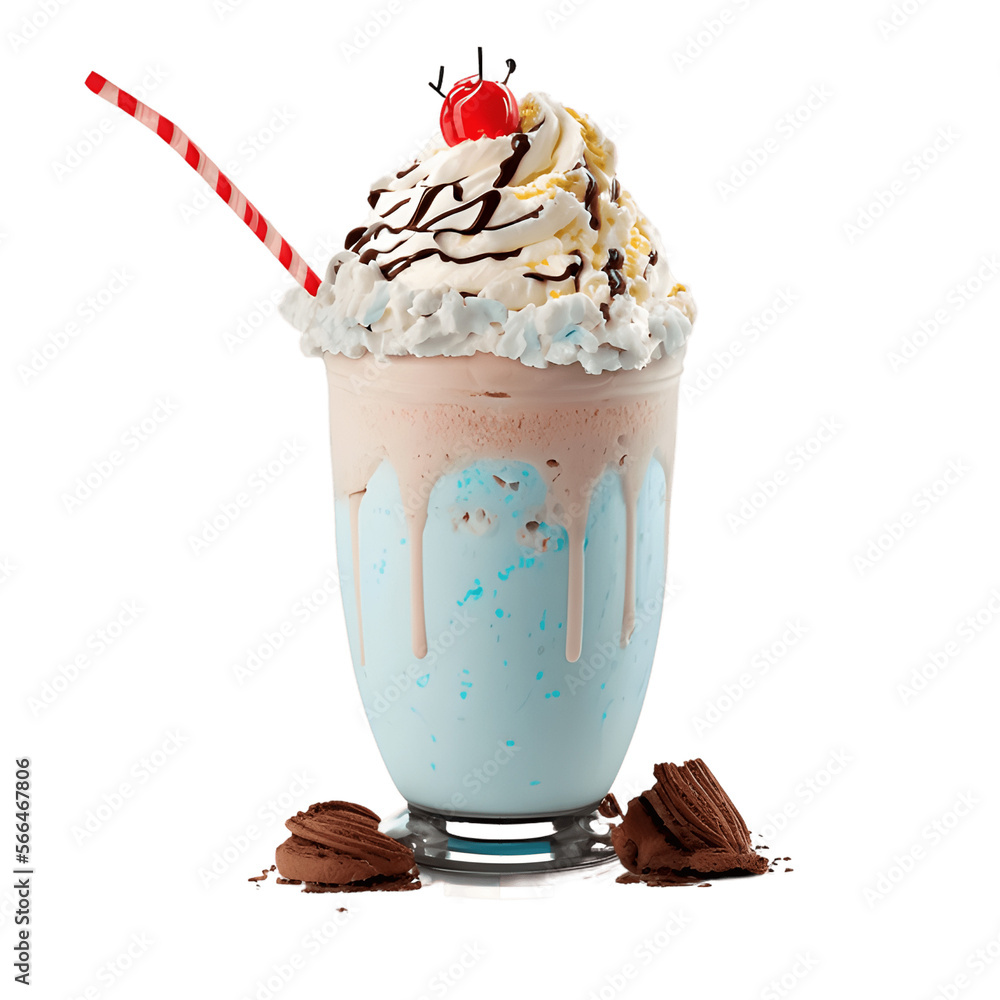 milkshake on a transparent background Stock Illustration | Adobe Stock