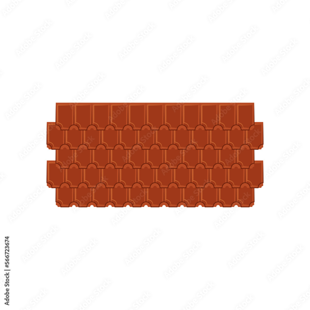 Stock-Vektorgrafik „Brown metal or steel shingles vector illustration ...