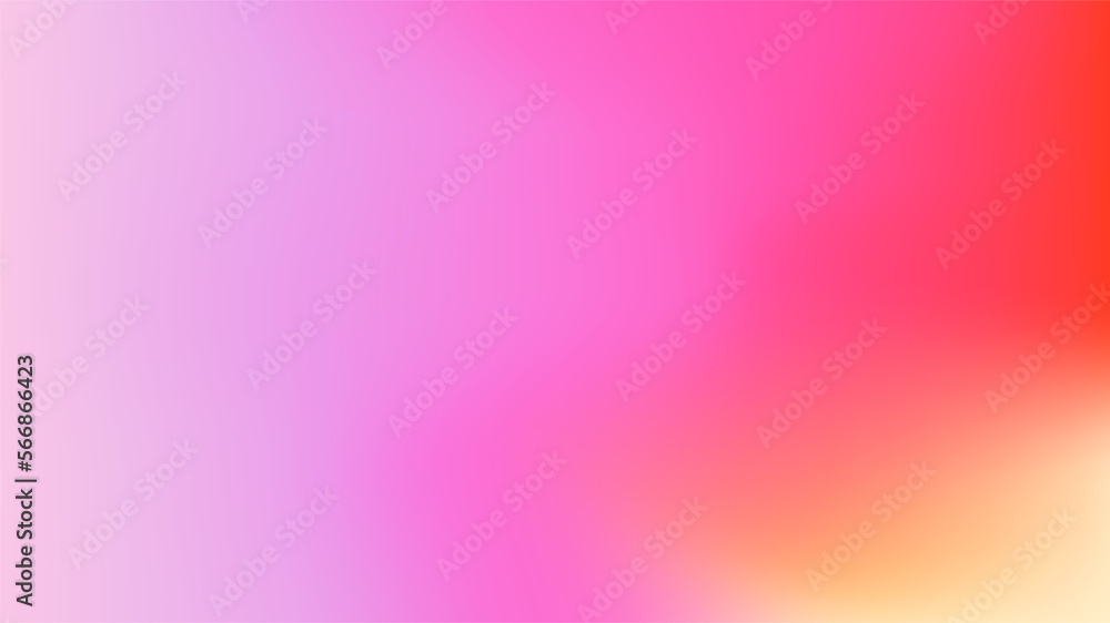 Pink gradient background with hologram effect. Red, Orange holographic ...