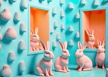 Easter Bunny Abstract Egg Free Stock Photo - Public Domain Pictures