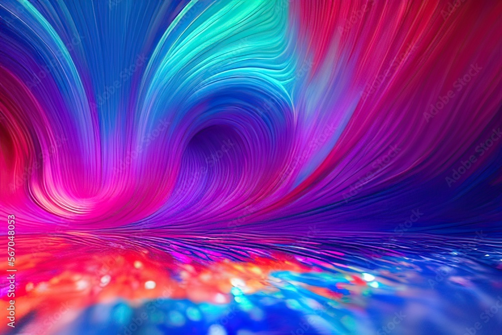 High-Resolution Image of a Colorful Abstract Fluid Paint Background ...