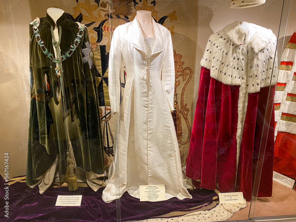 Inveraray Castle, a country house near Inveraray, county of Argyll ...