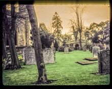 Graveyard, Gravestones, Sunset Free Stock Photo - Public Domain Pictures