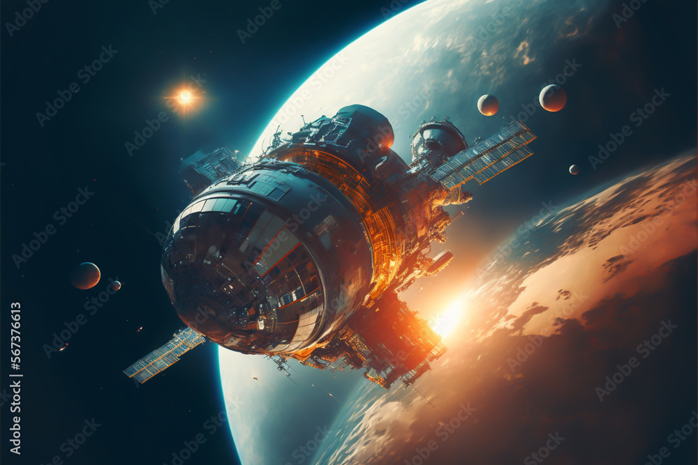 The space shuttle station, is an amazing feat of engineering and ...