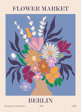Berlin Flower Market Poster Free Stock Photo - Public Domain Pictures