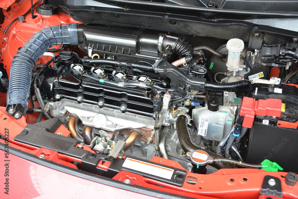 Suzuki dzire engine at Autofest test drive in Pasay, Philippines Stock ...